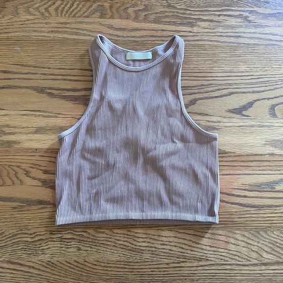 Target | Tops | Target Ribbed Brown Tank Top | Poshmark